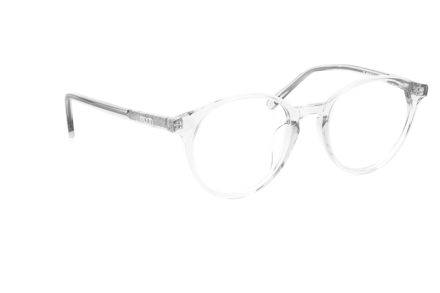 Blakely Blue Crystal Clear Round Eye Glasses – Blue Light Glasses ...